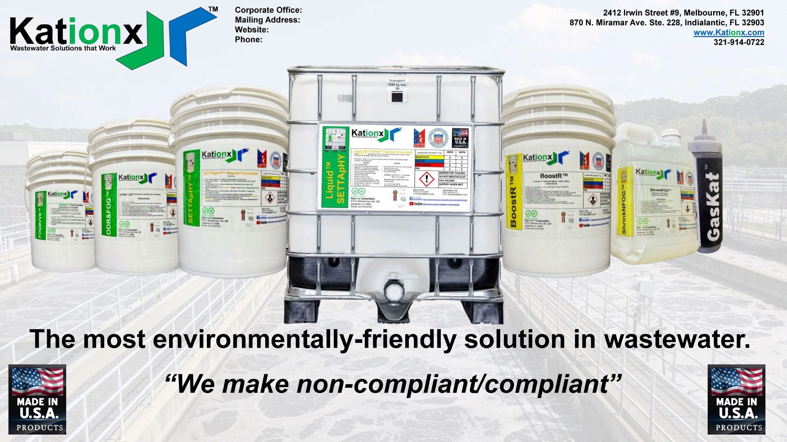 Efficient Wastewater Treatment Solutions | Kationx™